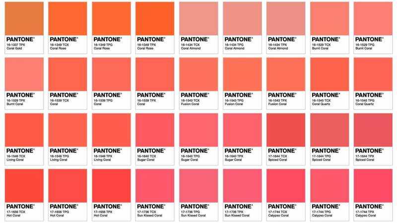 A 2019 év színe a Pantone 16-1546 Living Coral - vagyis az élő korall ...